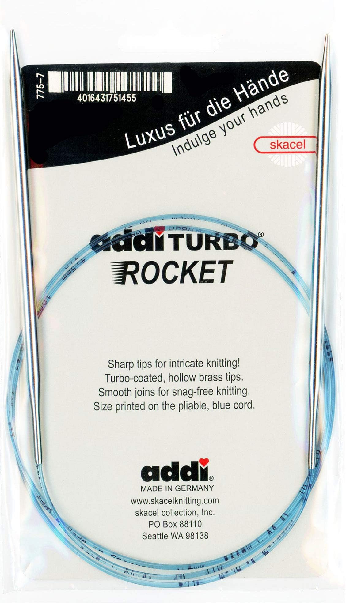 Amazon.com: addi Turbo Sock Rockets 40-inch (100cm) Circular Knitting ...