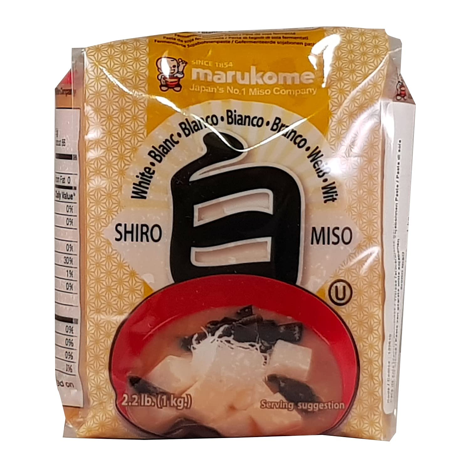 Pasta Miso Blanco MARUKOME 1 Kg. #1 en Japón : Amazon.com.mx: Alimentos ...