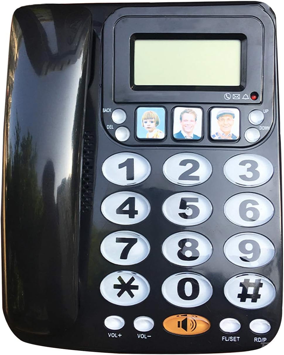 Amazon.com: Corded Telephone - Landline Phone - for Home Hotel Office ...