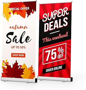 Printed Roll Up Banner, Personalised Banners for Events, Custom Pull Up ...