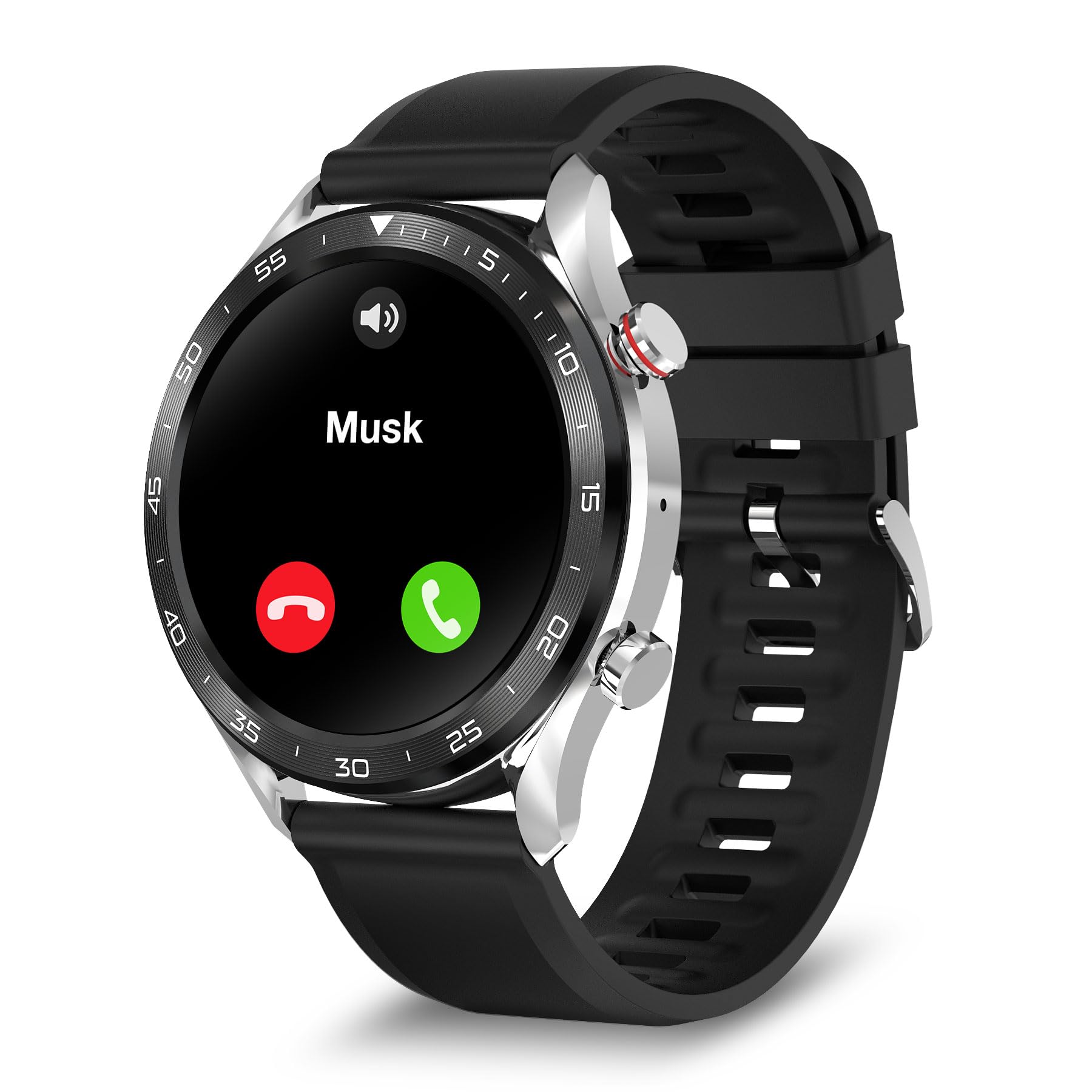 Amazon.com: BRIBEJAT Smart Watch for Men Answer/Make Call, HD 1.32 ...
