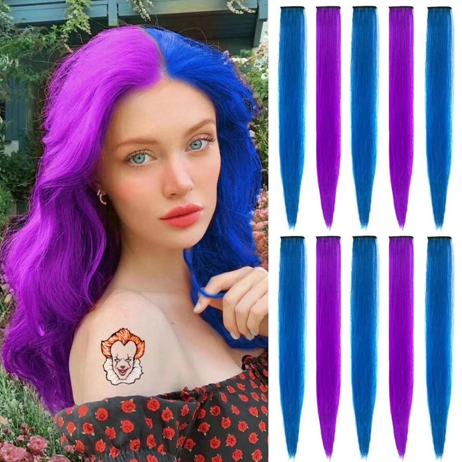 Purplish Blue Hair