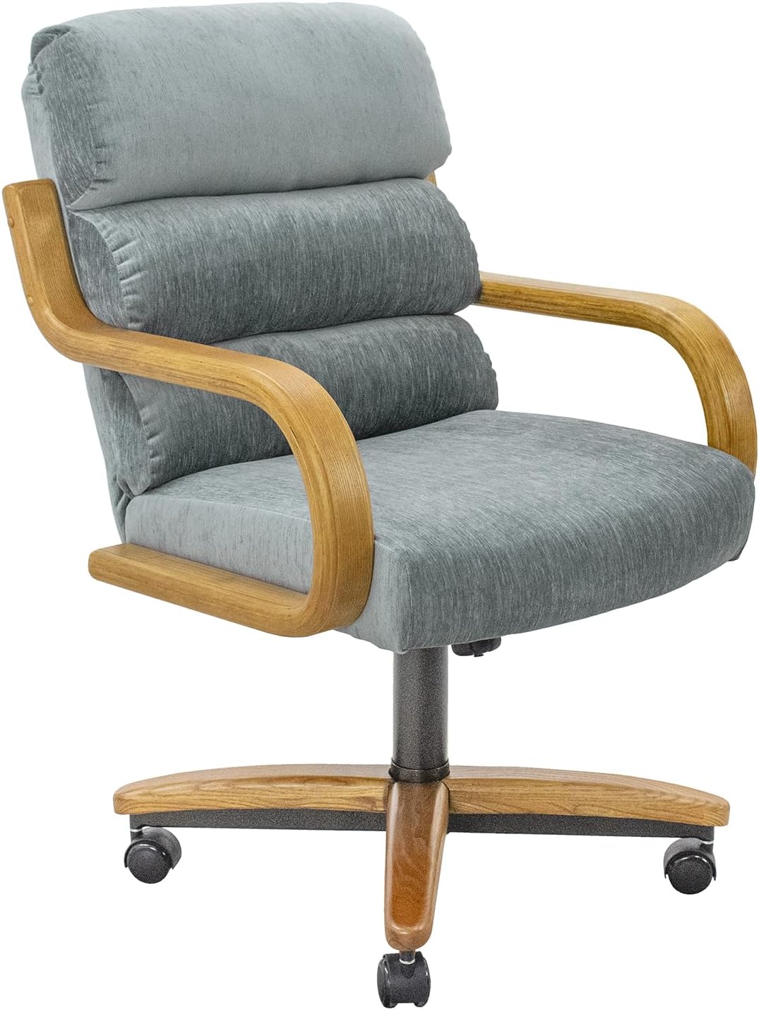 Amazon.com - Chromcraft Set of 4 Caster Swivel Tilt Dining Chairs ...