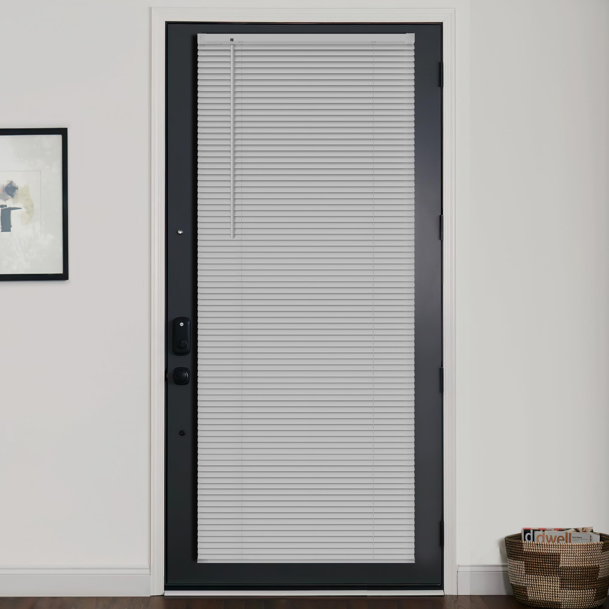 Amazon.com: Easy Install Magnetic Mini Blinds for Window on Steel Door ...