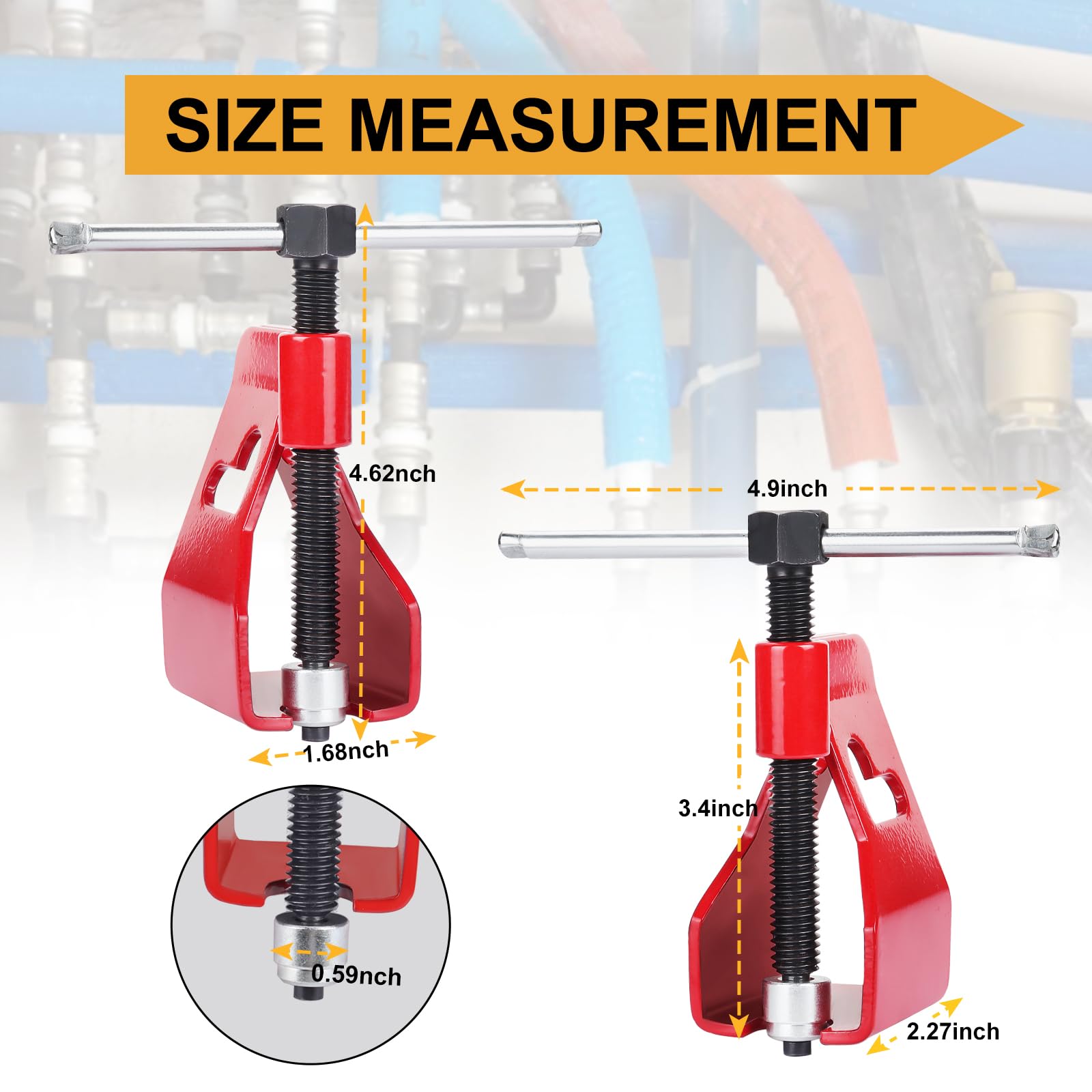 Copper Tube Pipe Puller 15/22MM COPPER PIPE SWAGE TUBE EXPANDER TOOL.