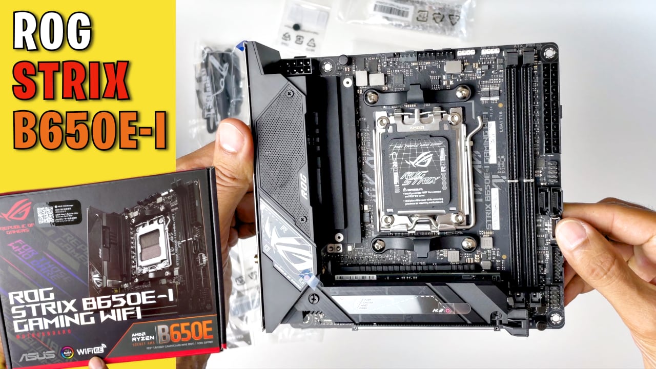 Watch ASUS ROG B50E-I Gaming WIFI Motherboard on Amazon Live