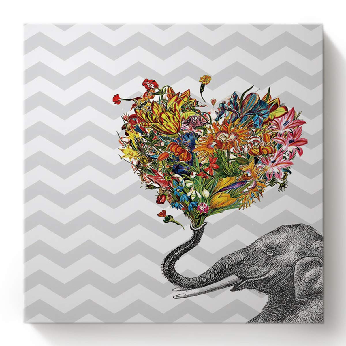 Elephant Heart Drawing