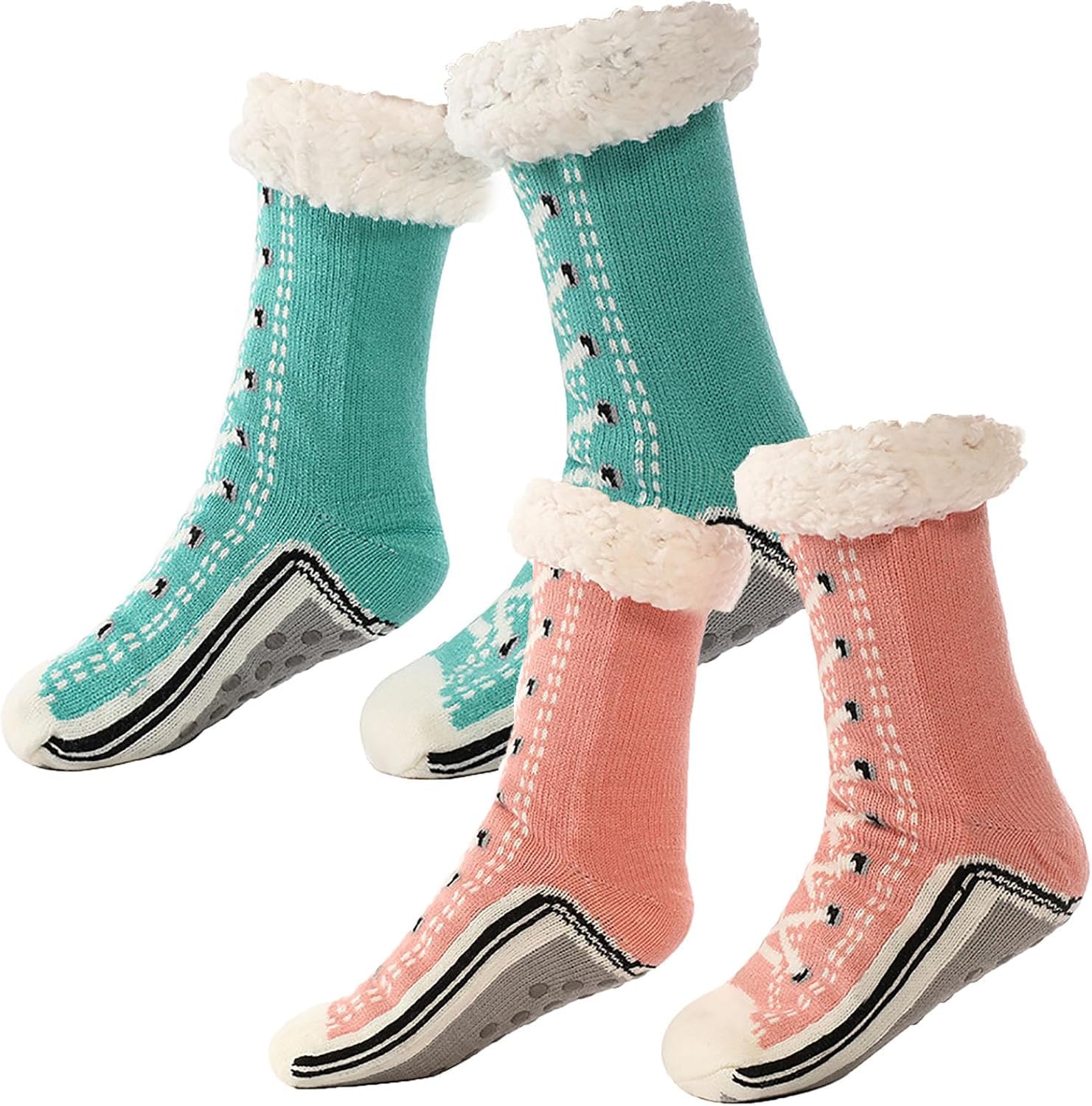 Thick Winter Socks Women Women's Cashmere Slipper Socks - Ultra Thick ...