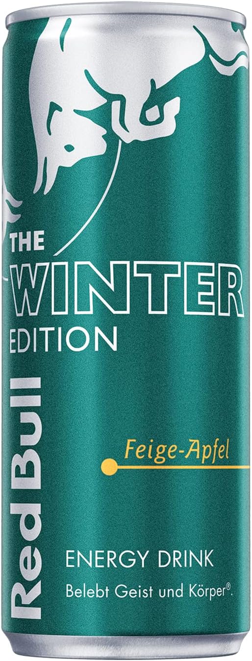 Red Bull Energy Drink Winter Edition Fig Apple 250 ml (24 Cans) without ...
