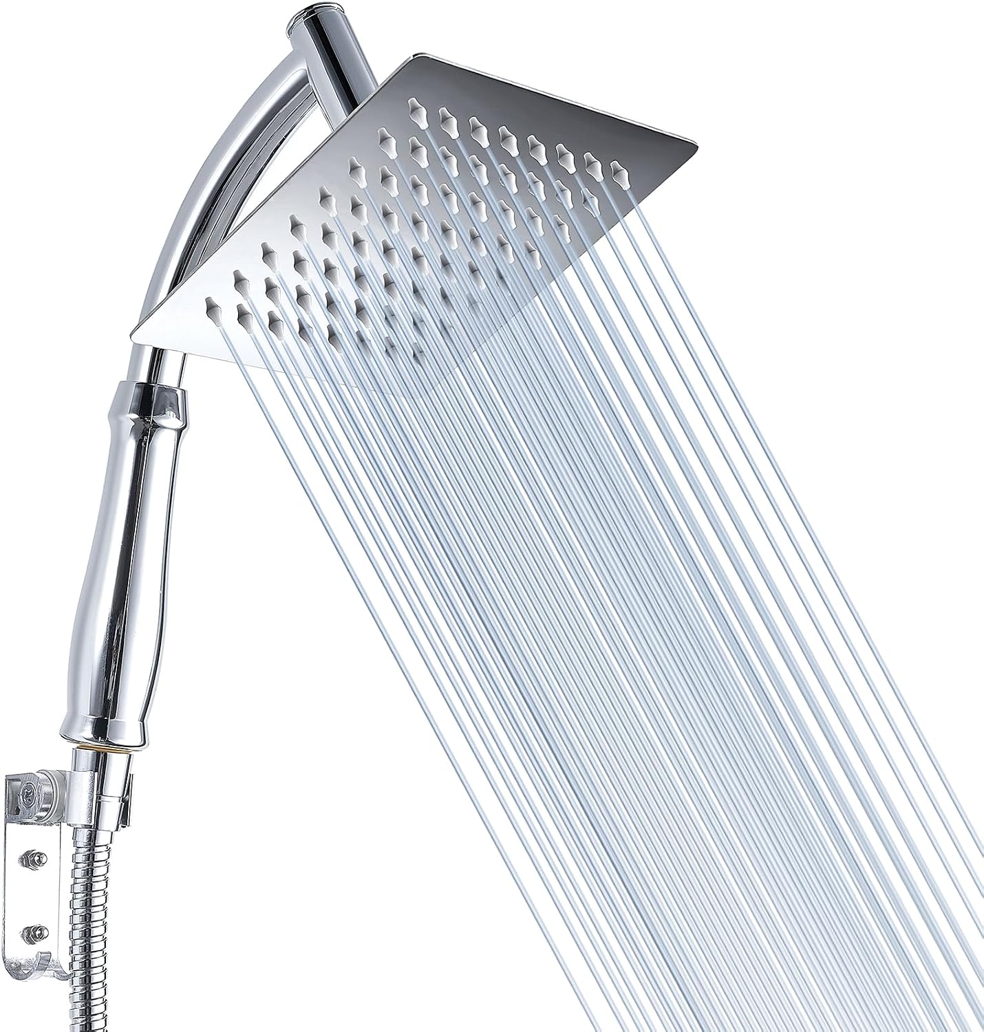 Voolan Rain Shower Head with Handheld Shower Arm, High Pressure Hand ...