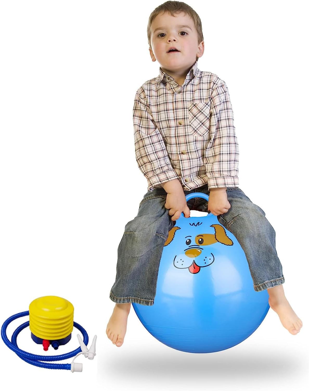 Buy Storio Sit and Bounce Rubber Hop Jumping & Bouncing Ball for Boys ...