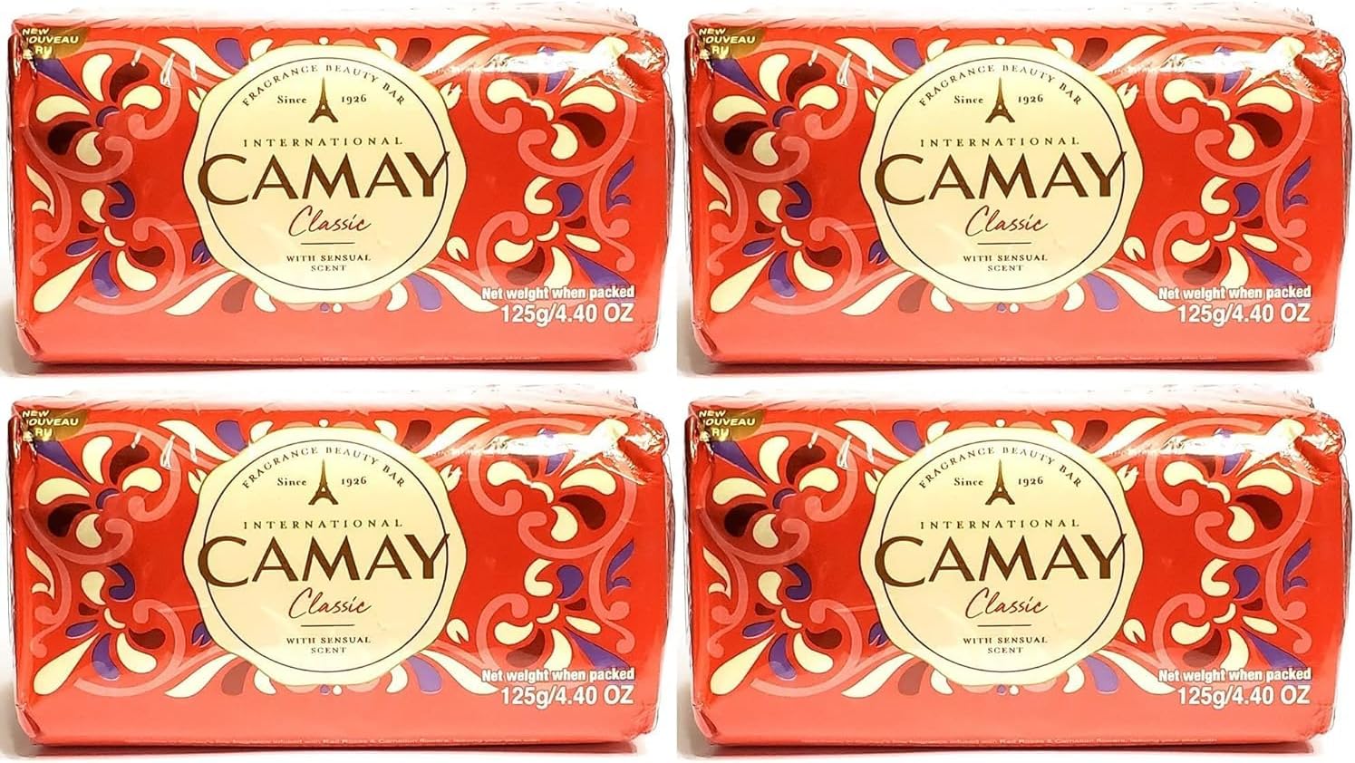 Amazon.com : Camay International Classic Bar Soap with Sensual Scent ...