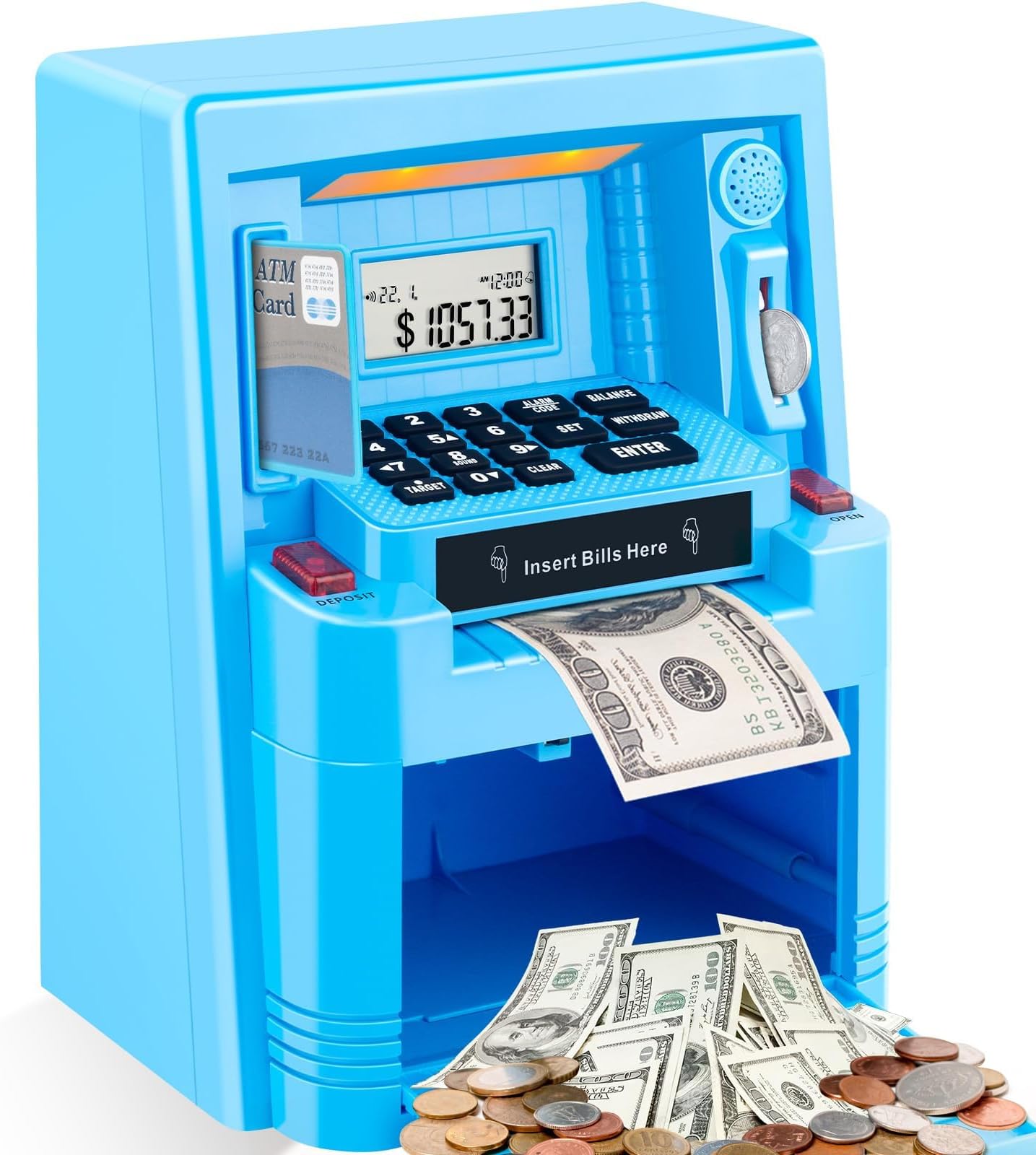 Amazon.com: Toy Talking ATM Bank ATM Machine Savings Bank for Kids ...