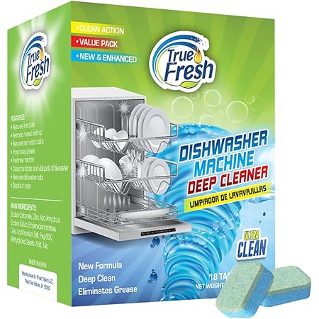 Amazon.com: True fresh dishwasher cleaner tablets 18 Pack deep cleaning ...