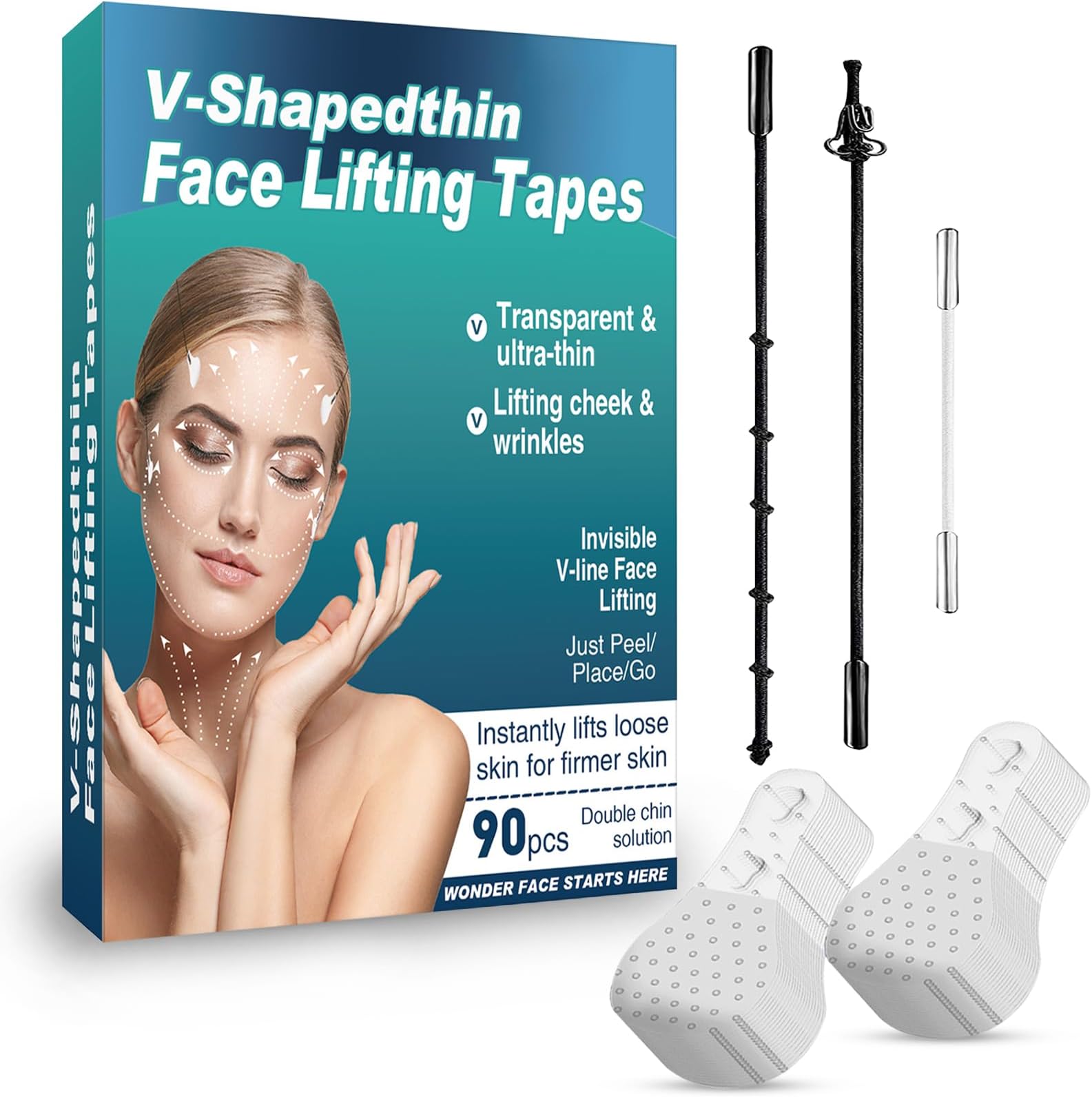 Amazon.com: Face Lift Tape, Face Tape Lifting Invisible, Face Tape for ...