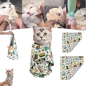 Amazon.com : Denir Bonee Cat Grooming Wrap, Cat Restraint Calming Wrap ...