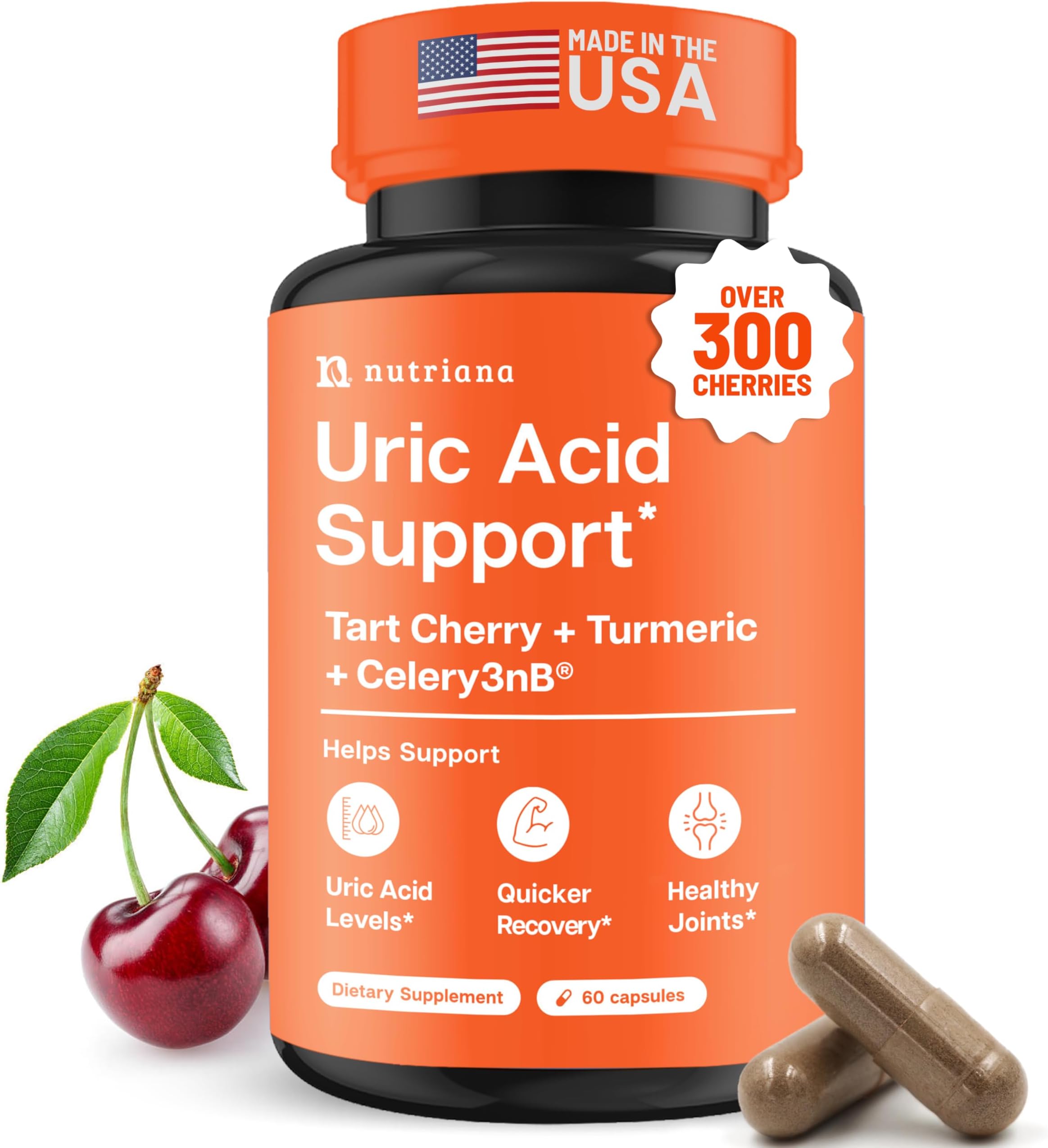Amazon.com: 3 in 1 Uric Acid Flush Cleanse – Tart Cherry Extract with ...