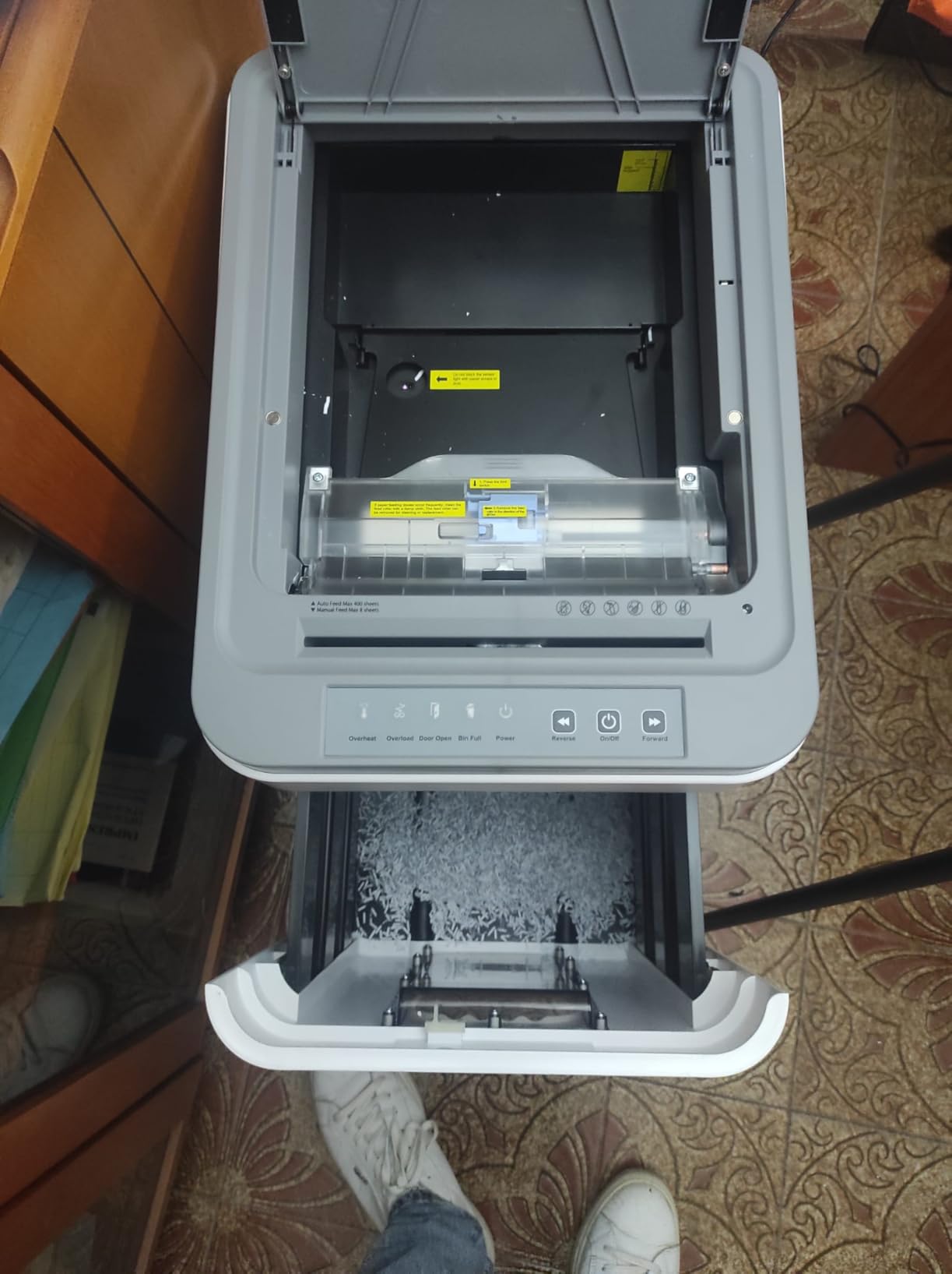 Lapsight Distruggidocumenti Commerciale Automatico da 400 Fogli: Non ...