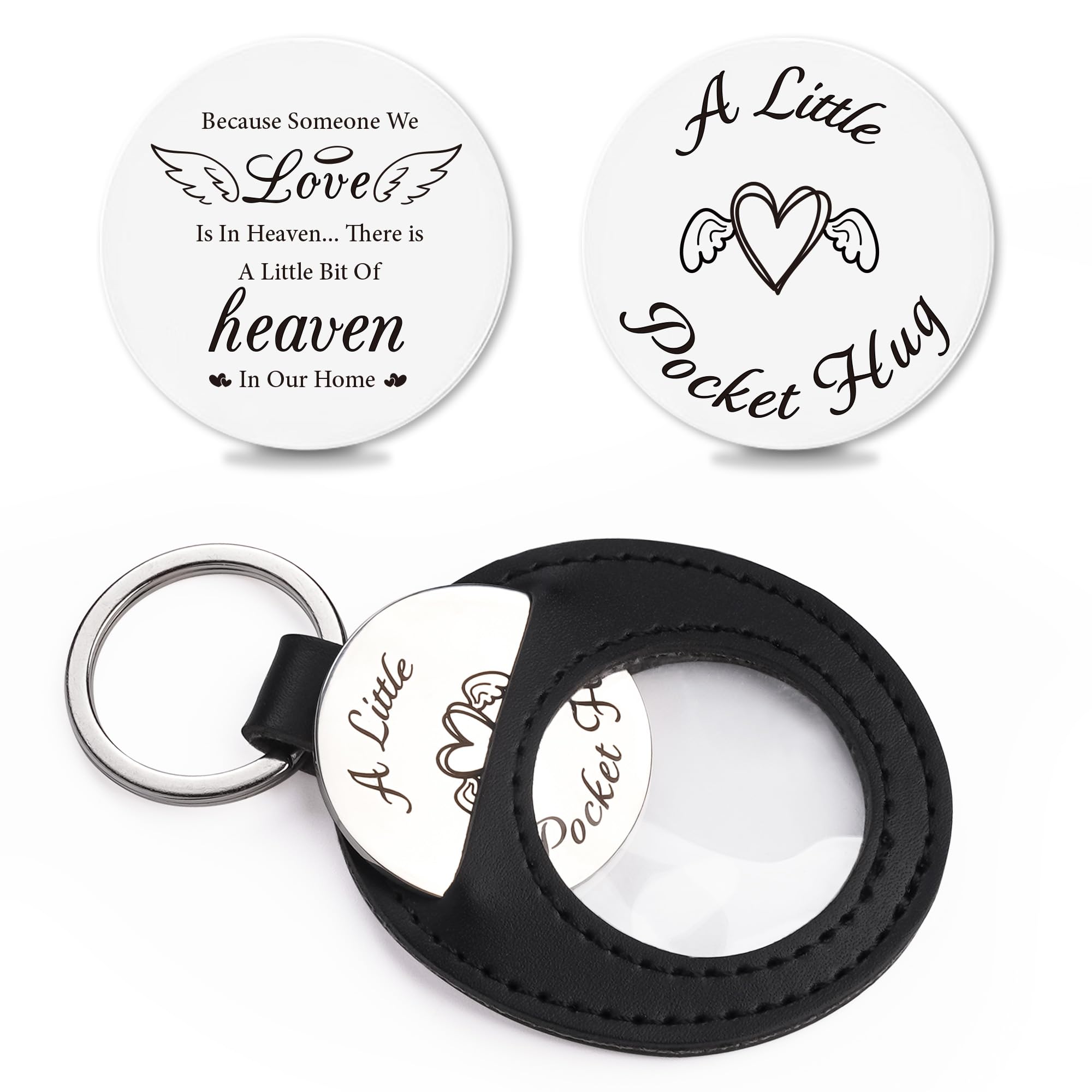 Memorial Gifts Pocket Hug Token - Bereavement Sympathy Gift for Loss of ...