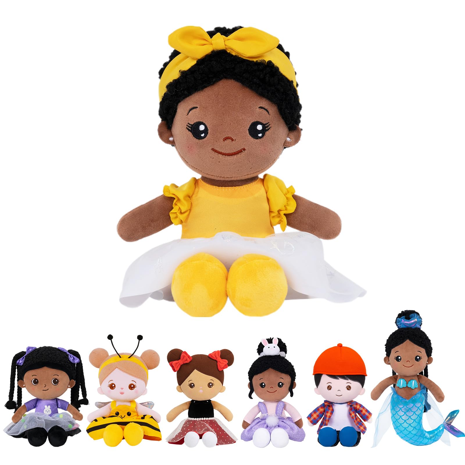 Amazon.com: OUOZZZ Soft Black Baby Dolls for Girls - First African ...