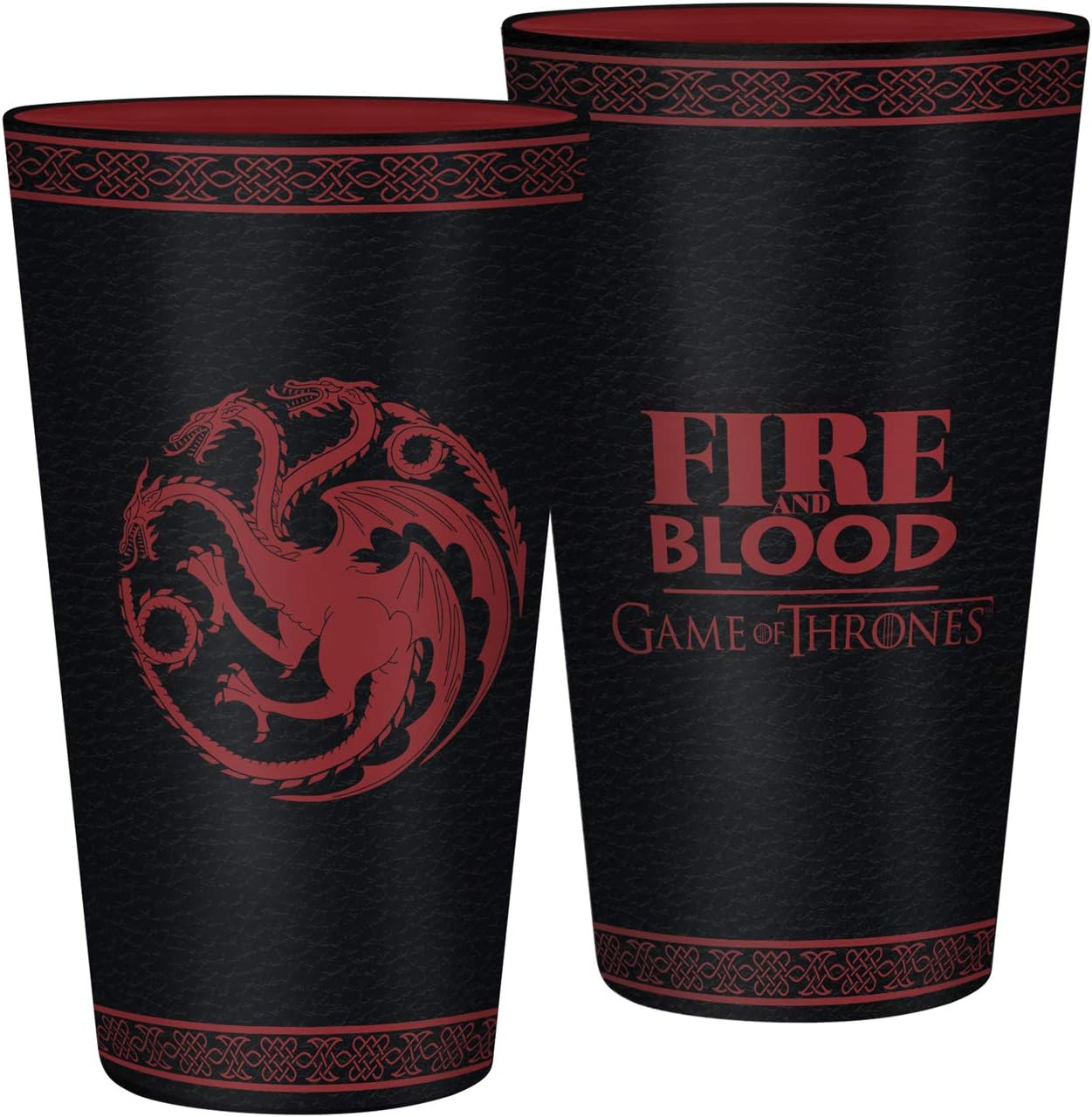 ABYstyle - Game of Thrones - XXL Glass - 500ml - Targaryen : Amazon.co ...