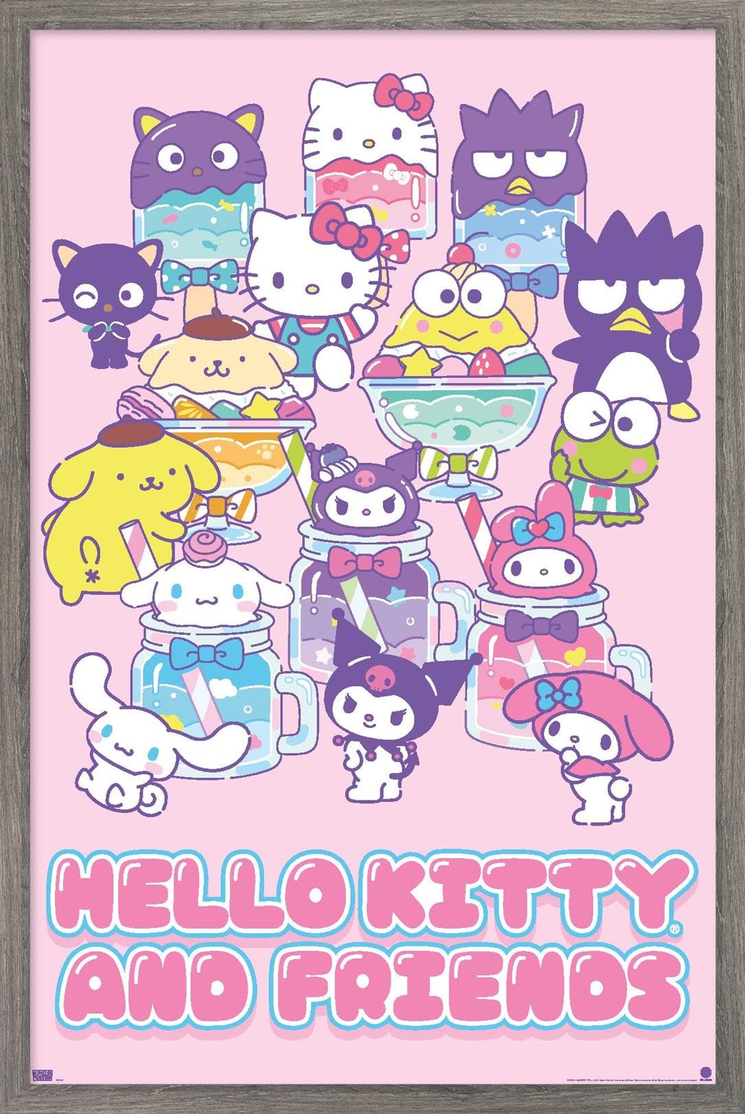 Amazon.com: Trends International Hello Kitty and Friends: 24 Summer ...