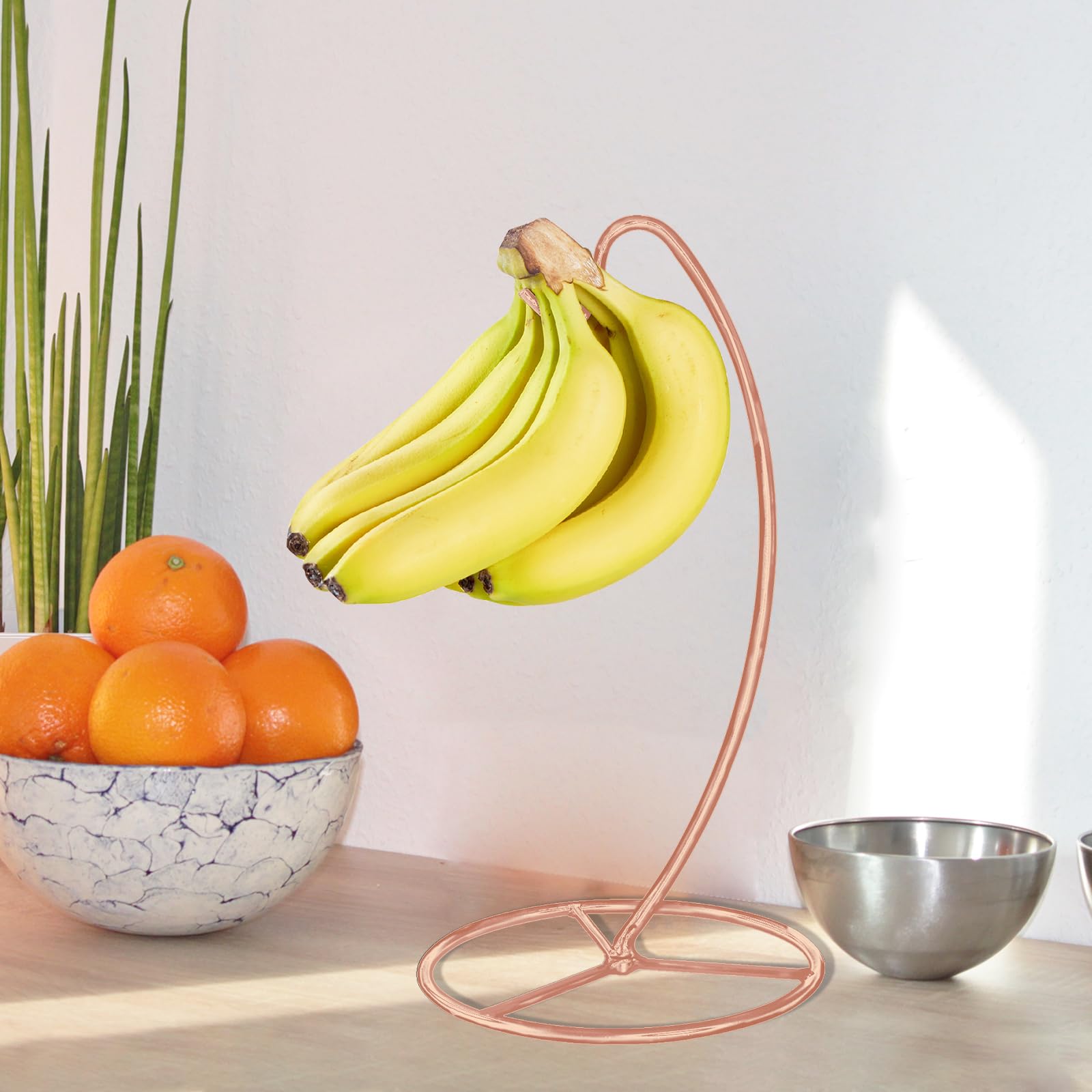Snapklik.com : Banana Holder Stand, Banana Hanger Stand Black, Metal ...