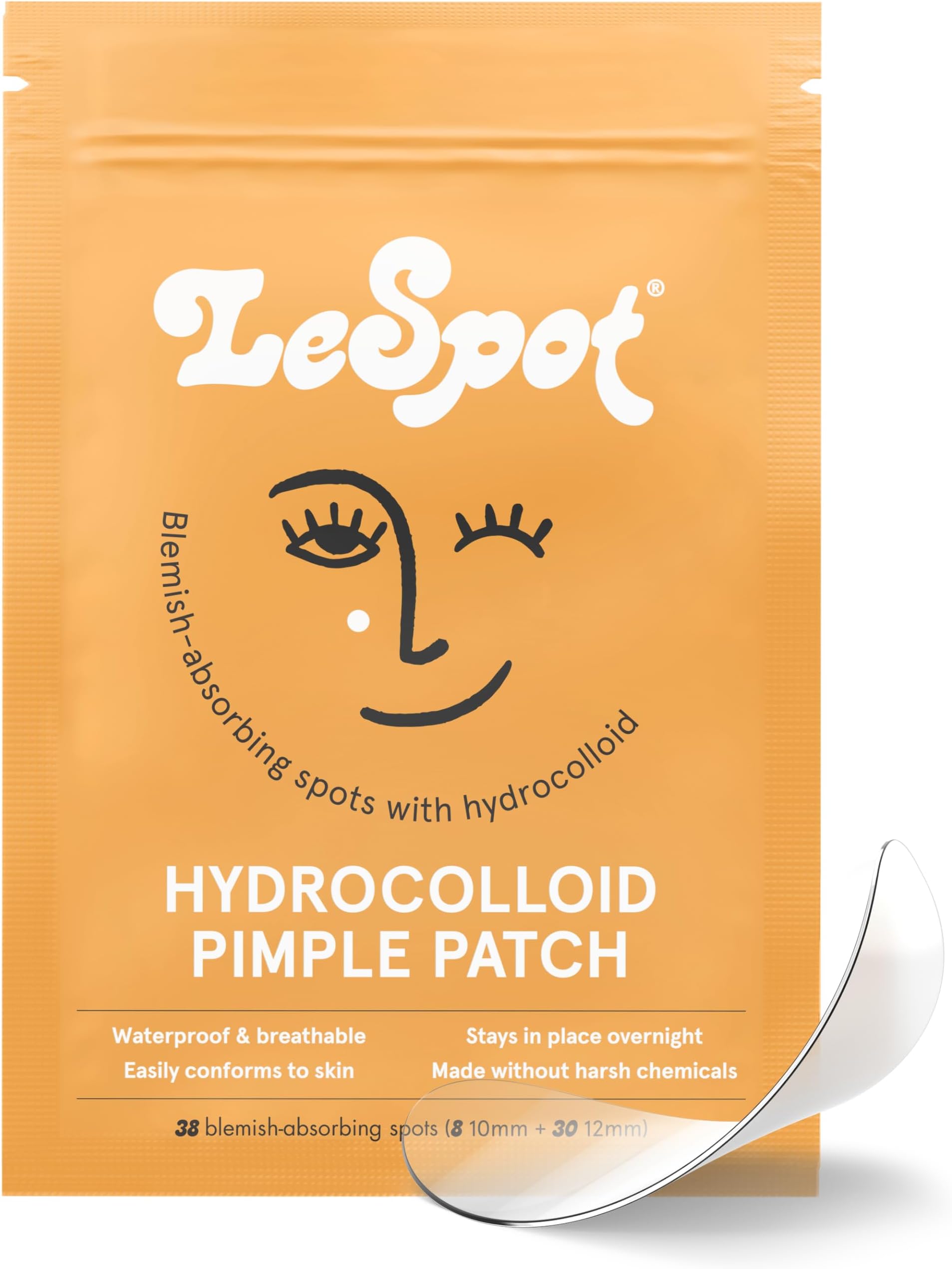 Amazon.com: LeSpot Pimple Patches for Face – Effective & Invisible ...