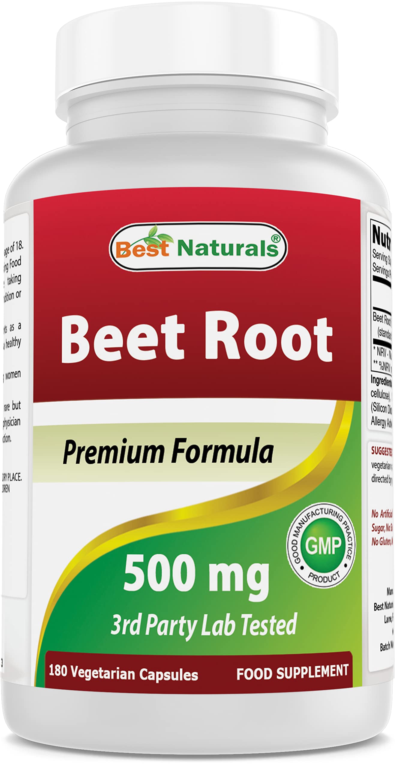 Best Naturals Beet Root Powder 500 mg 180 Capsules : Amazon.co.uk ...