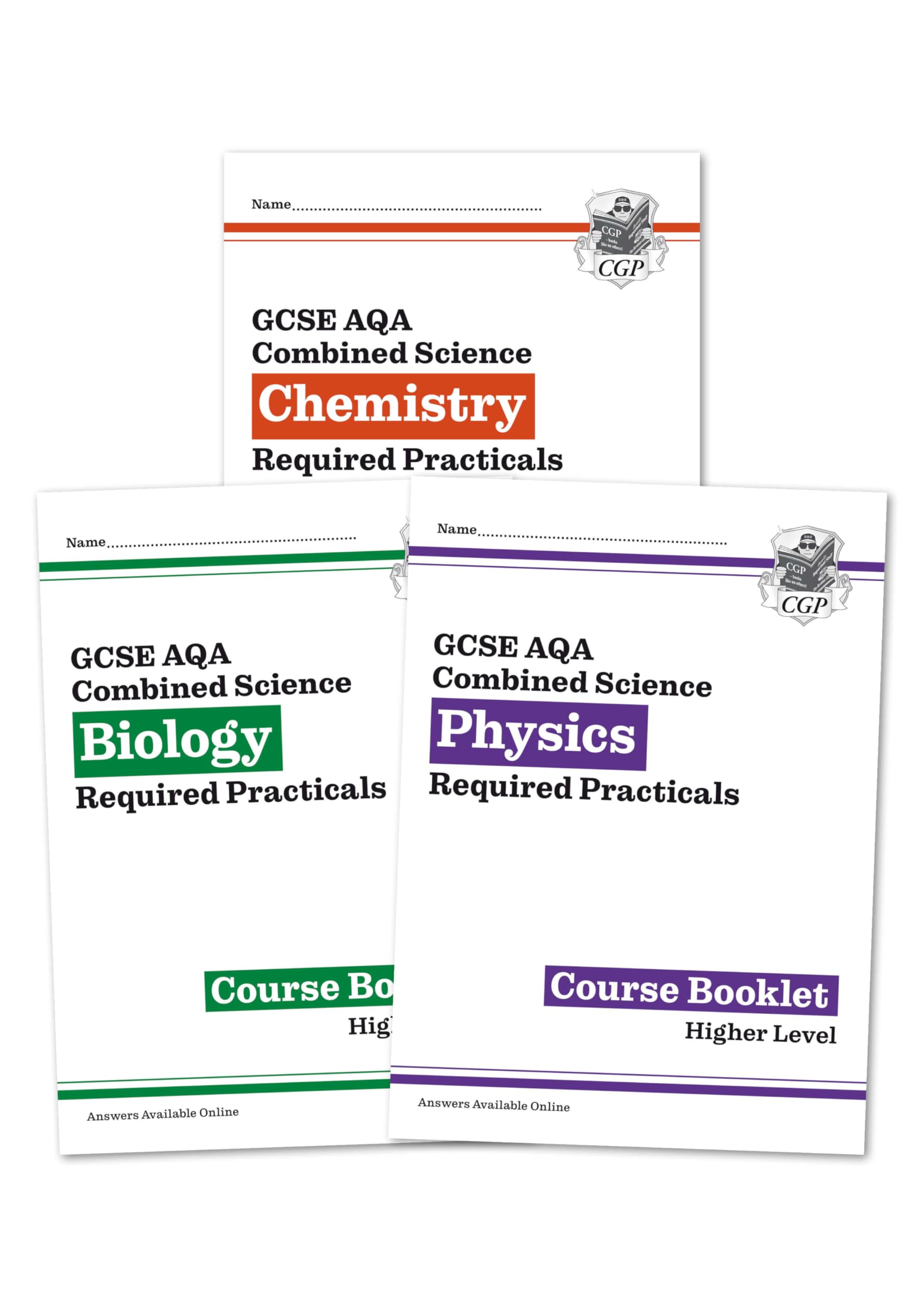 New GCSE Combined Science AQA Required Practicals Booklet Course Bundle ...
