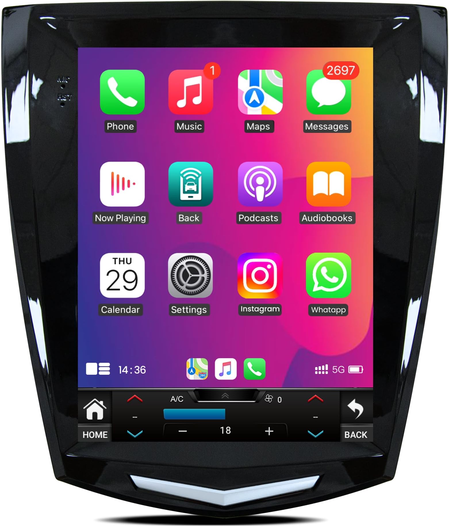 Amazon.com: Car Radio for Cadillac 2013-2018: ATS/XTS/SRX/CTS 4+32G ...