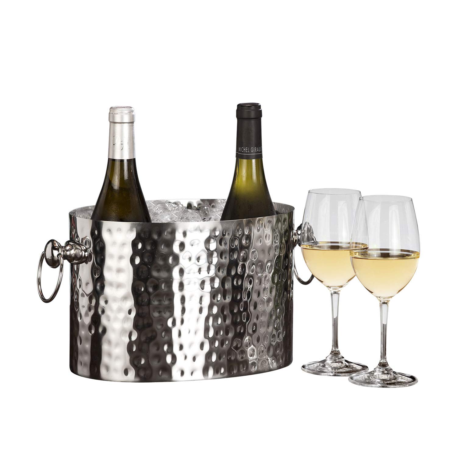 Amazon.com: Chic Chill 2-Bottle Wine Chiller Ice Bucket | Keeps Bottles ...