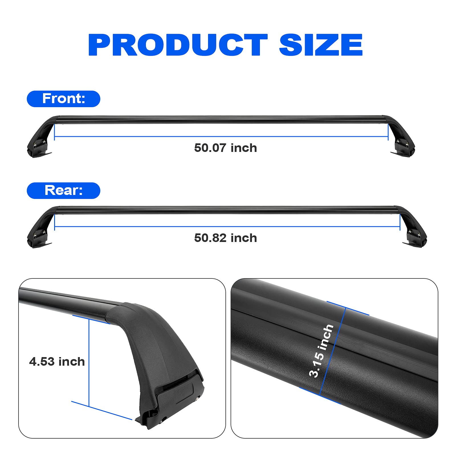 Buy SUPAREE Roof Rack Wrangler, Luggage Rack Wrangler, Roof Rack Cross ...
