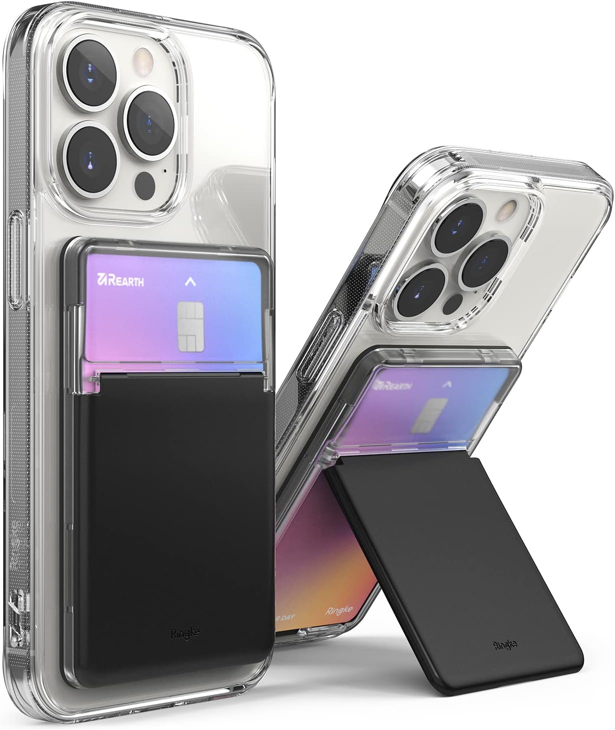 Amazon.com: Ringke Stand Slot Card Holder [Phone Wallet Stick on ...