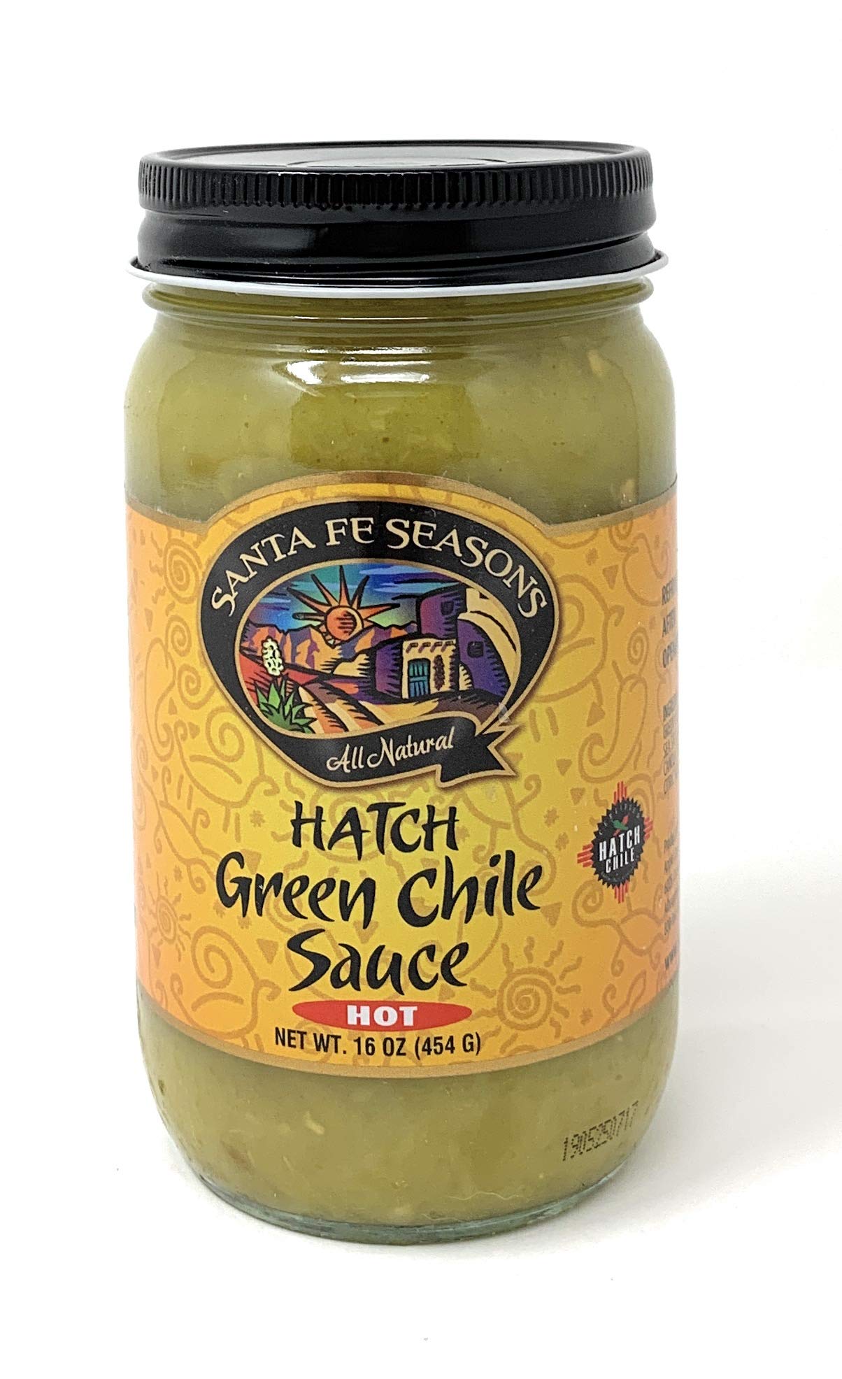 Amazon.com : Santa Fe Seasons Hatch Green Chile Sauce Hot 16 Ounce ...