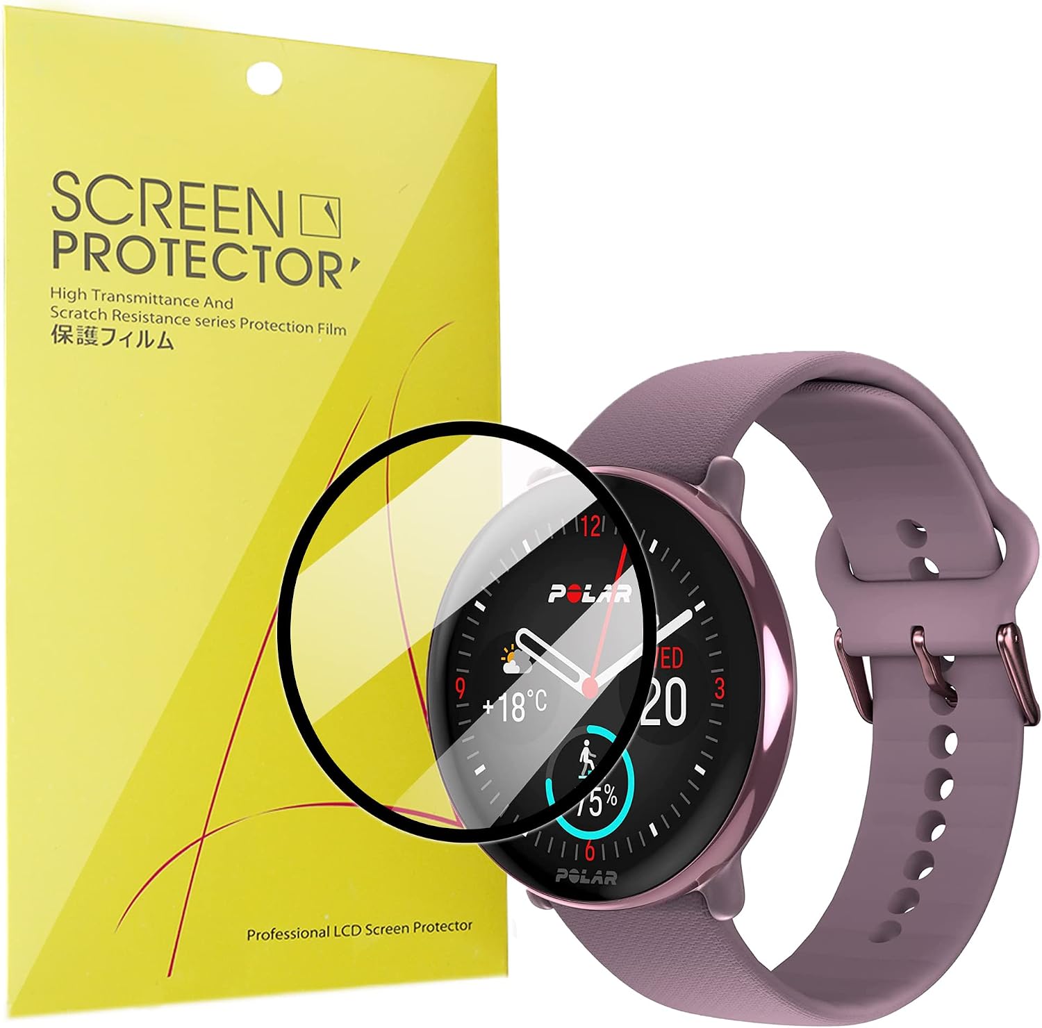 Blueshaweu Screen Protector Compatible with Polar Ignite 3, HD Clear ...