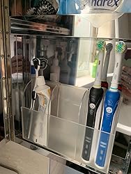 Zice Remote Control Holder Rack Acrylic Wall Mount Storage Organizer ...