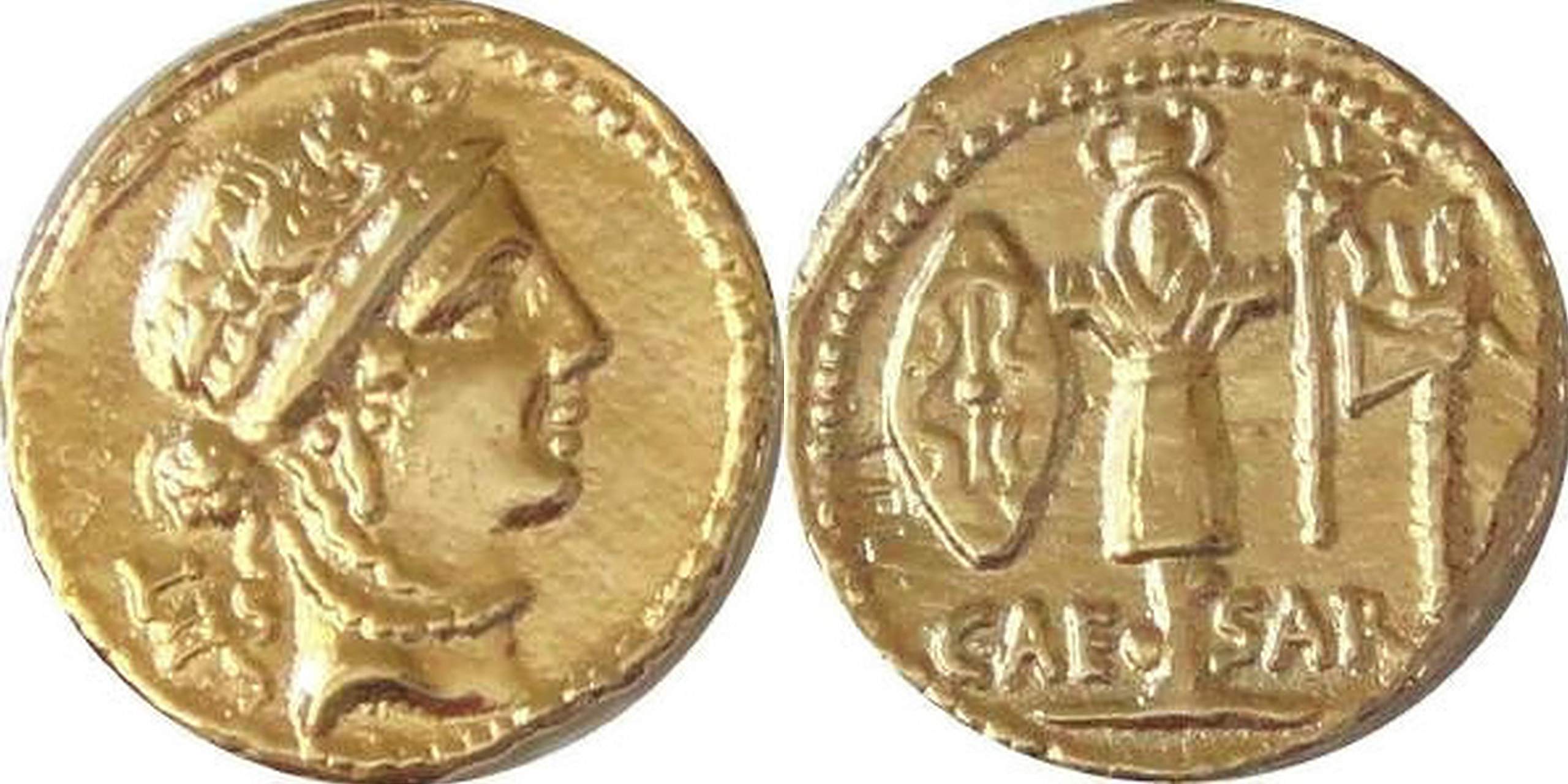 Buy Julius Caesar and Venus, Famous Ancient Roman Coin, Aureus, Emperor ...