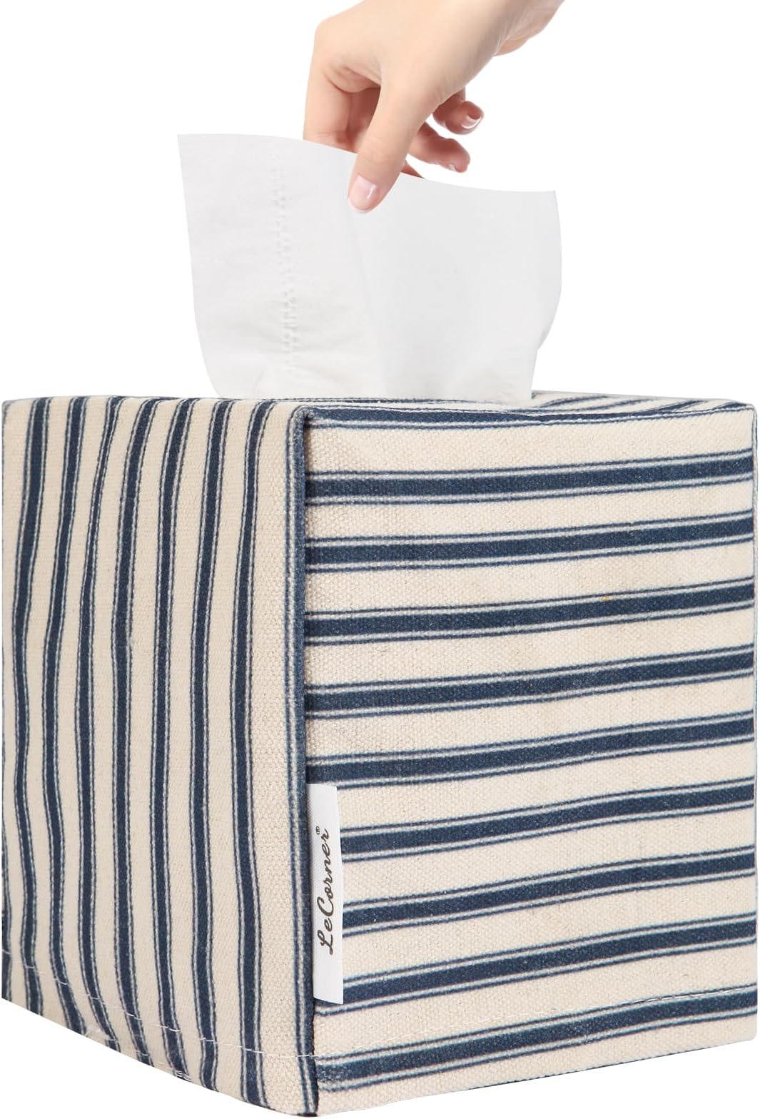 Amazon.com: Fabric Tissue Box Cover, Tissue Holder Slipcover, Slips ...