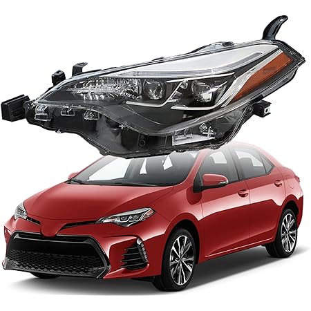 Amazon.com: munirater 1-Pack LH Projector Headlight Headlamp Assembly ...