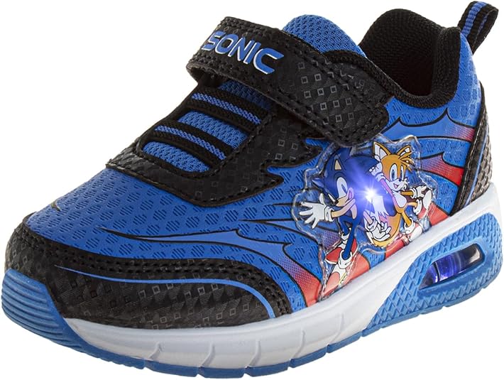 Amazon.com | Josmo, Men's, Sonic The Hedgehog Lighted Sneaker (Little ...