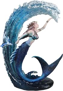 Amazon.com: Ebros Gift Anne Stokes Fantasy Art Water Elemental Mermaid ...