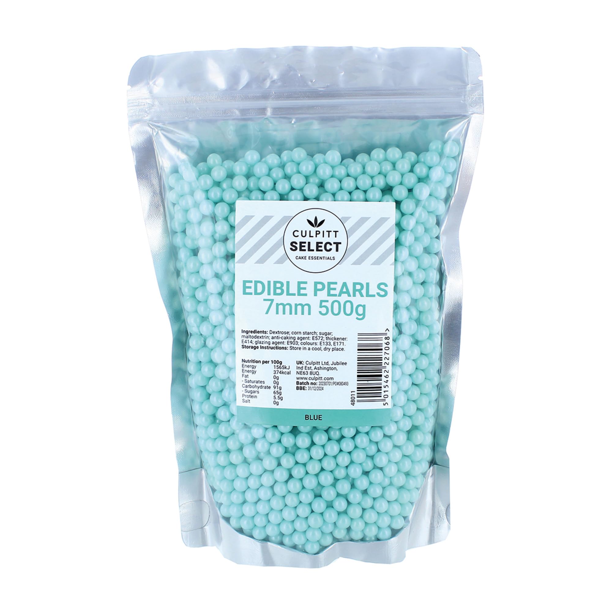 Culpitt Select Edible Pearls | Blue 7mm Beads, Cake Sprinkle ...