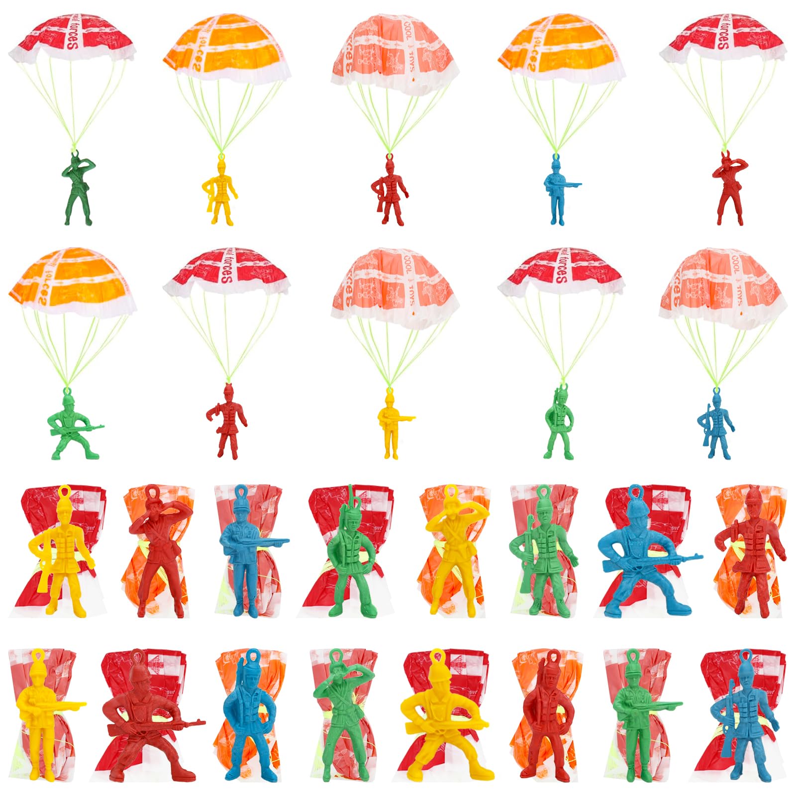 Amazon.com: ONEST 50 Pieces Military Toy Soldiers Playset Mini ...