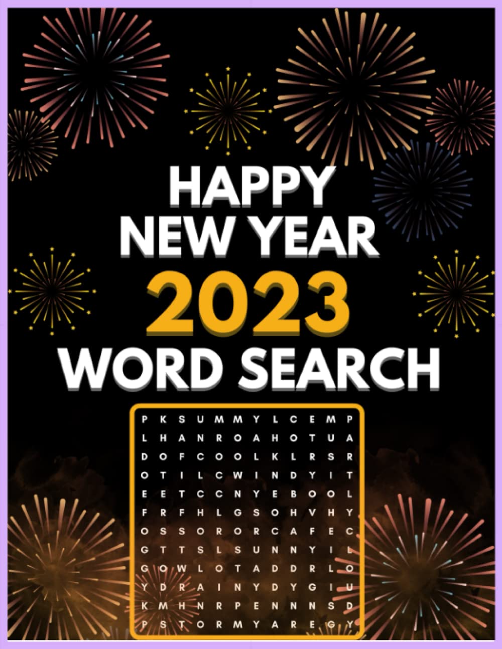 Happy New Year 2023 Word Search: Word Find Book for Teens, Adults ...
