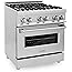 Amazon.com: ZLINE 48" 6.0 cu. ft. Dual Fuel Range with Gas Stove and ...