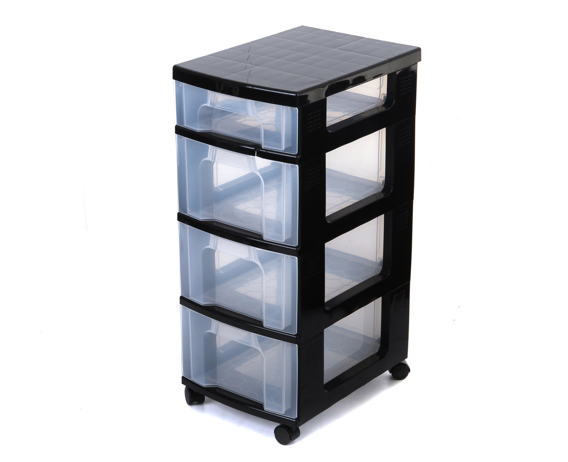 Really Useful Plastic Storage Unit 3 X 12 Litre and 1 X 7 Litre Drawer ...