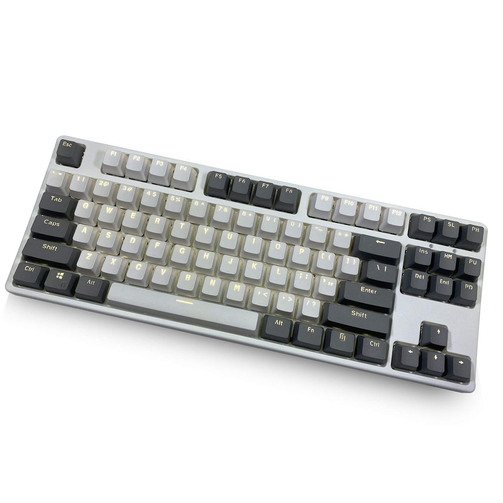 Buy Keycaps, 87 PBT Keys Keycaps Mechanical Keyboard Keycaps Double ...