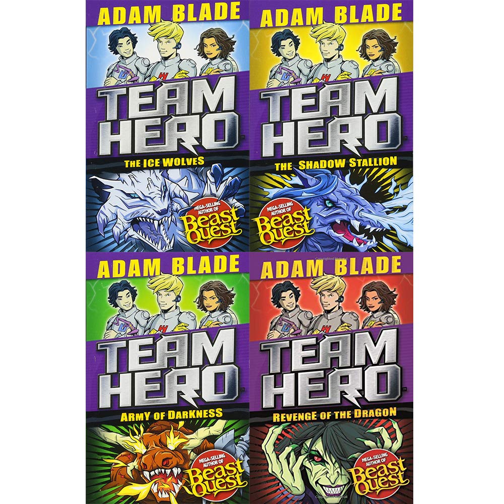 Team hero series 3 adam blade collection 4 books set : Adam Blade ...