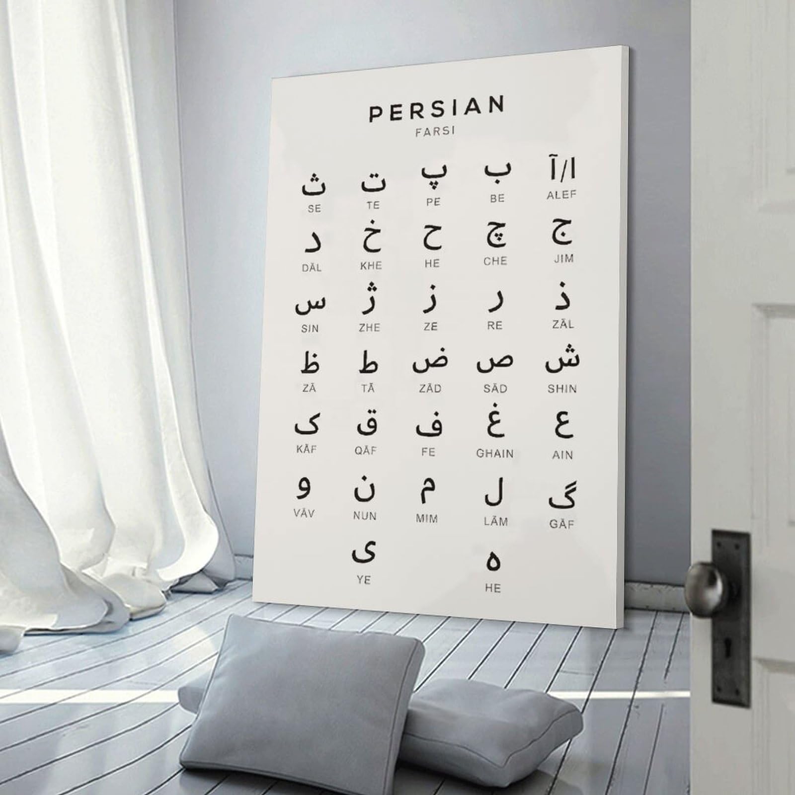 Persian Alphabet Chart